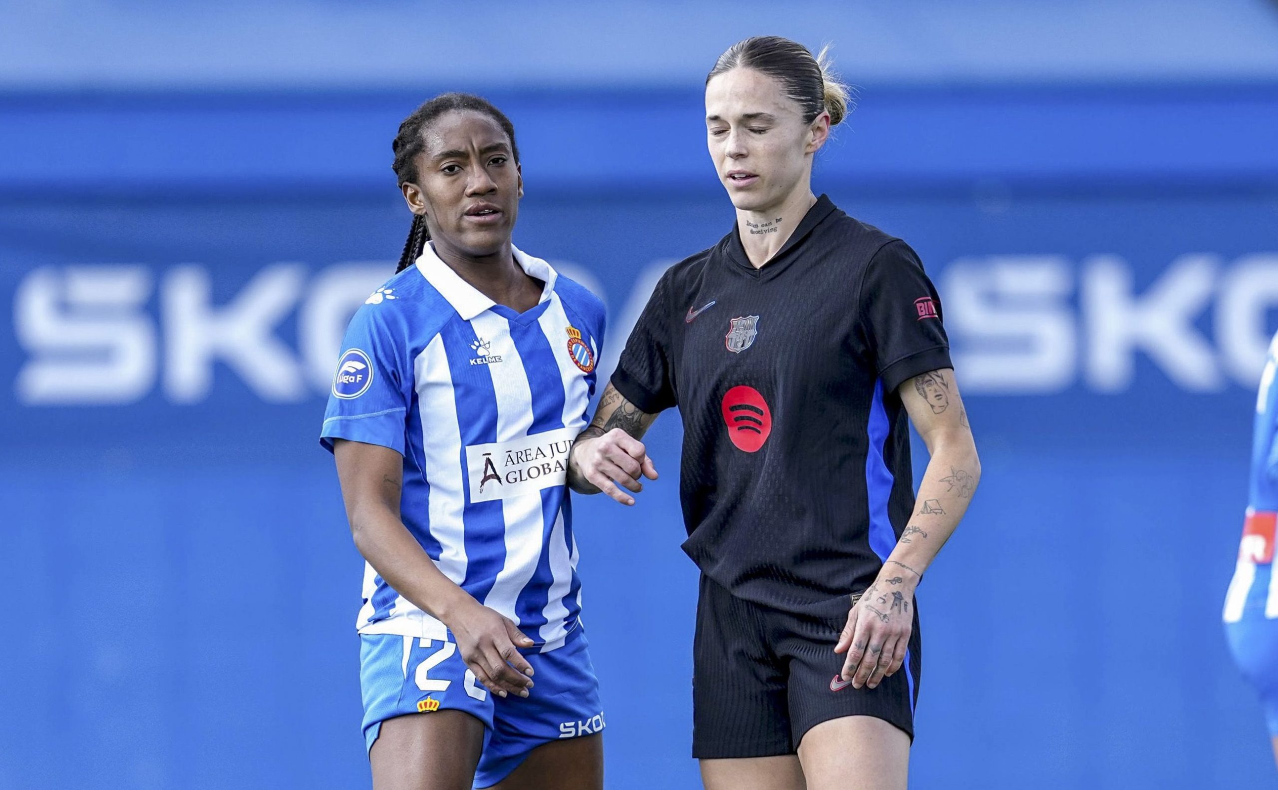 Mapi León negó tocar partes íntimas de Daniela Caracas y Espanyol ...